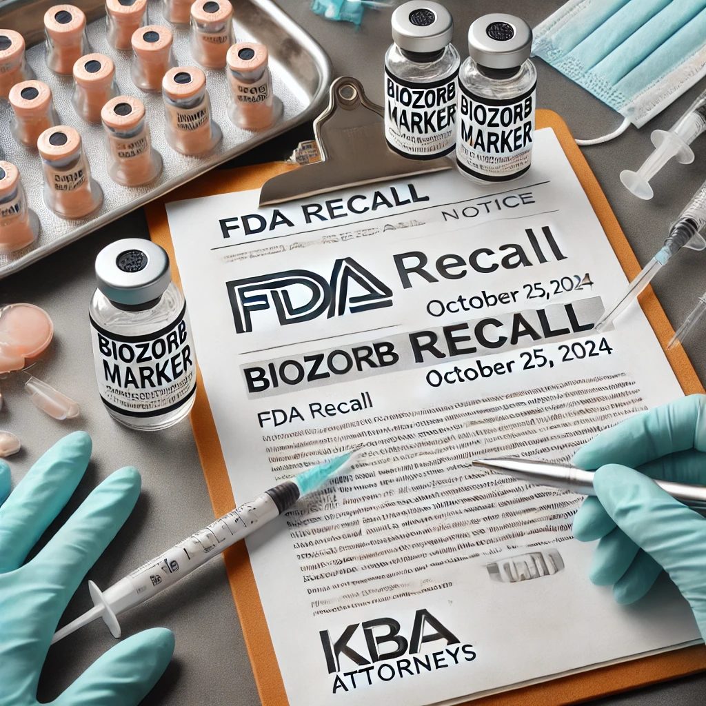 FDA Issues Urgent Recall of BioZorb Markers - KBA Attorneys